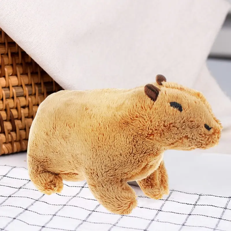 Simulation Fluffty Capybara Stuffed Animals Plush Toy Soft Dolls Real ...