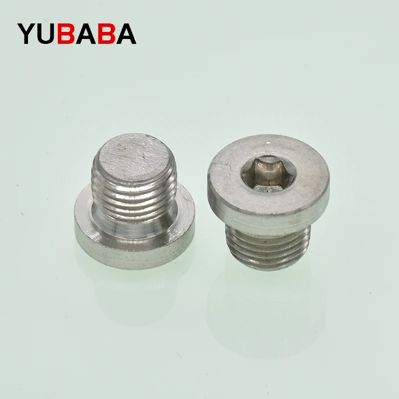 304 Stainless Steel Lnner Six Angle With Flange Oil Plug M10 M12 M14 ...