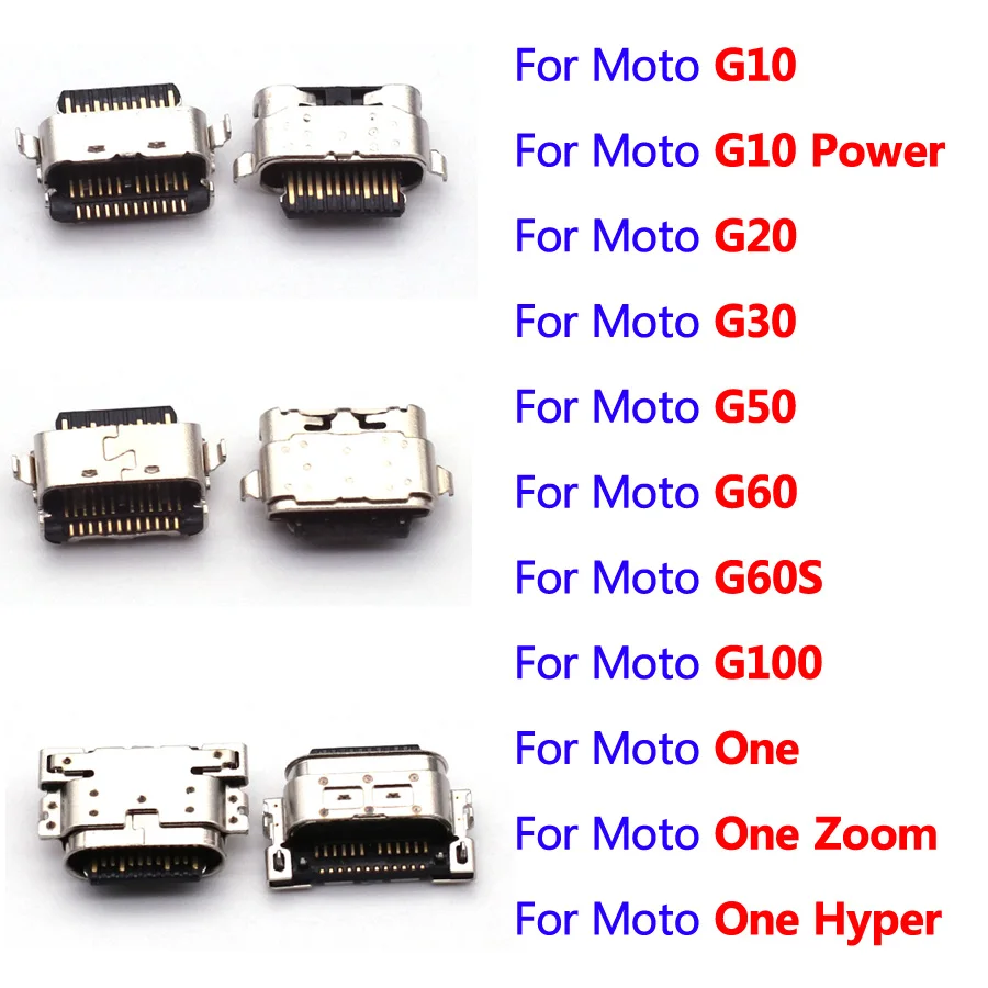 10Pcs USB Jack Charging Socket Port Plug Dock Connector For Motorola ...