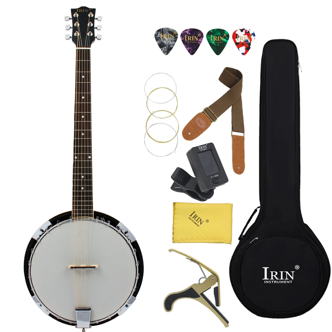 6-strings-banjo-Imported-Rose-Fingerboard-Banjo-6-Strings-Guitar ...
