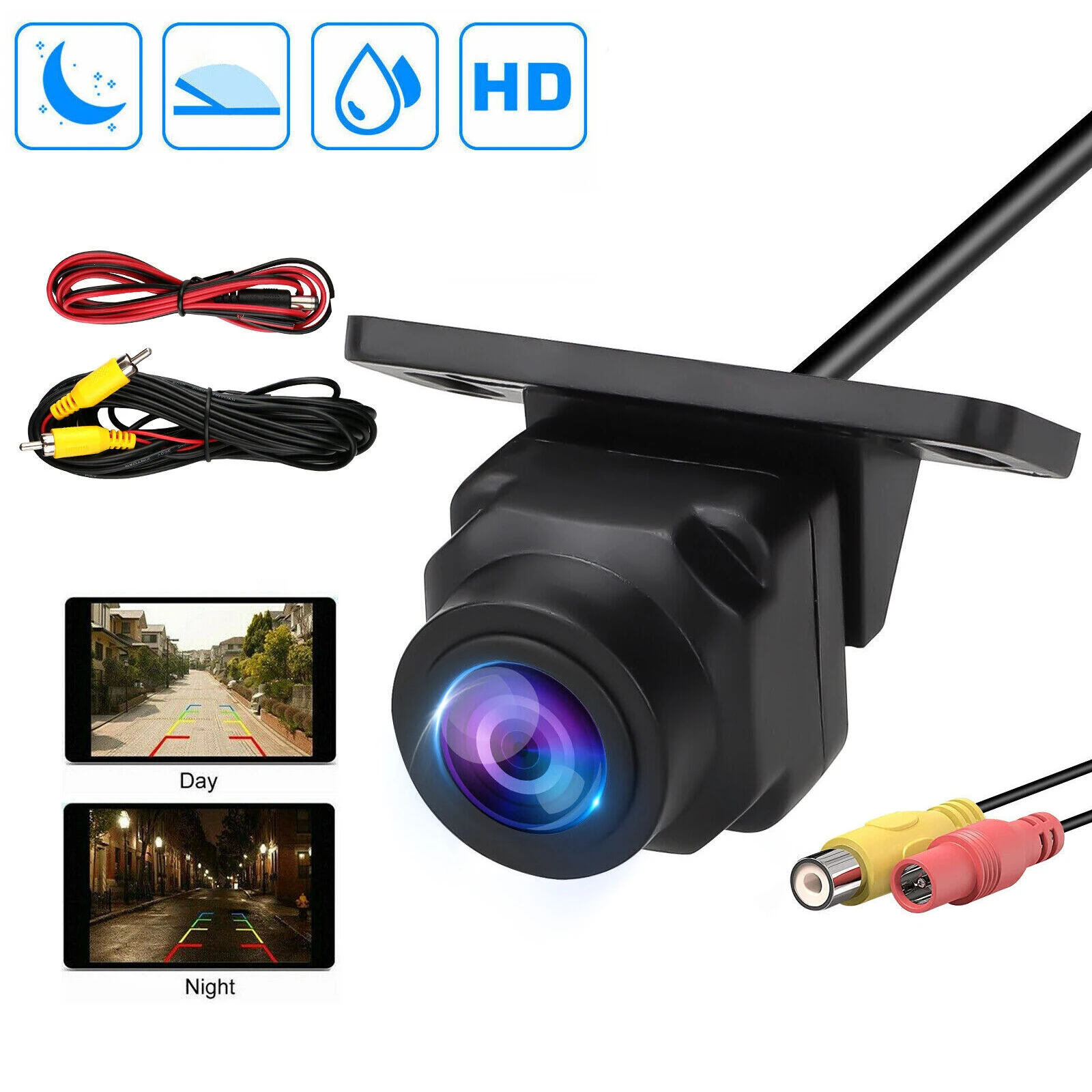 New-Car-Rear-View-Camera-Night-Vision-Reversing-Auto-Parking-Camera-CCD ...