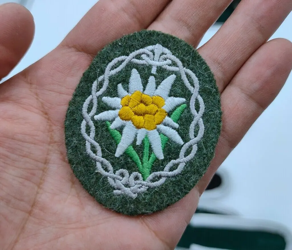 WWII-GERMAN-WH-HEER-MOUNTAIN-TROOPS-EDELWEISS-TUNIC-SLEEVE-INSIGNIA-ARM ...