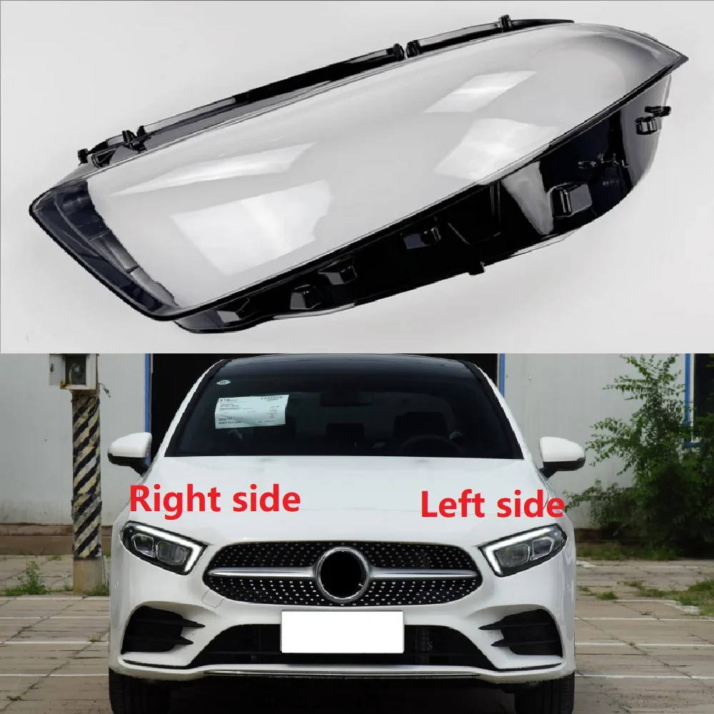 Car Headlight Cover For Benz W177 W257 A-Class 2019 2020 2021 Plastic ...