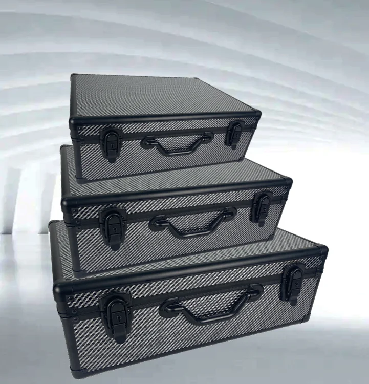 Tool Box Multi-Size Carbon Fiber Panel Aluminum Alloy Storage Case For ...