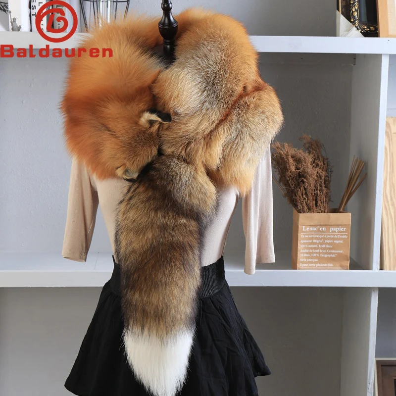 charpe-en-fourrure-de-renard-v-ritable-unisexe-ch-le-en-fourrure ...
