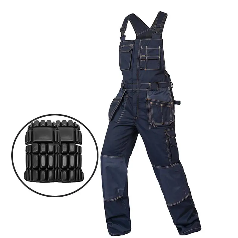 Workwear-Overalls-Work-Bib-And-Brace-Overall-Pants-Trousers-Garage ...
