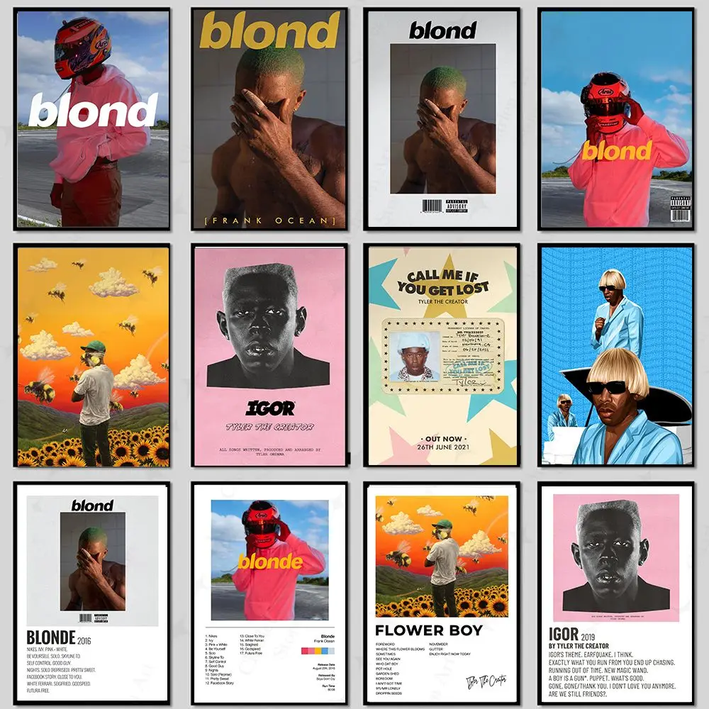 Tyler-The-Creator-Frank-Blonde-Poster-Hip-Hop-Rapper-Singer-Star-Band ...