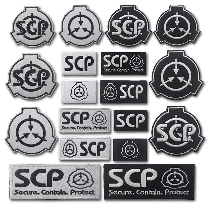 Parche-bordado-con-logotipo-de-base-SCP-para-amantes-supernaturales ...
