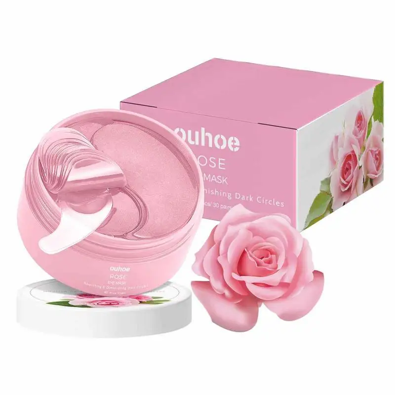 Eye-Patches-Skincare-30-Pairs-Pink-Rose-Eye-Patch-Tired-Eyes-And-Dark ...