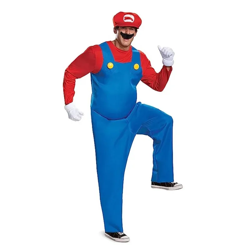 Disguise-Mens-Mari-Costume-Super-Mario-Bros-Adult-Costume-with-Hat-and ...