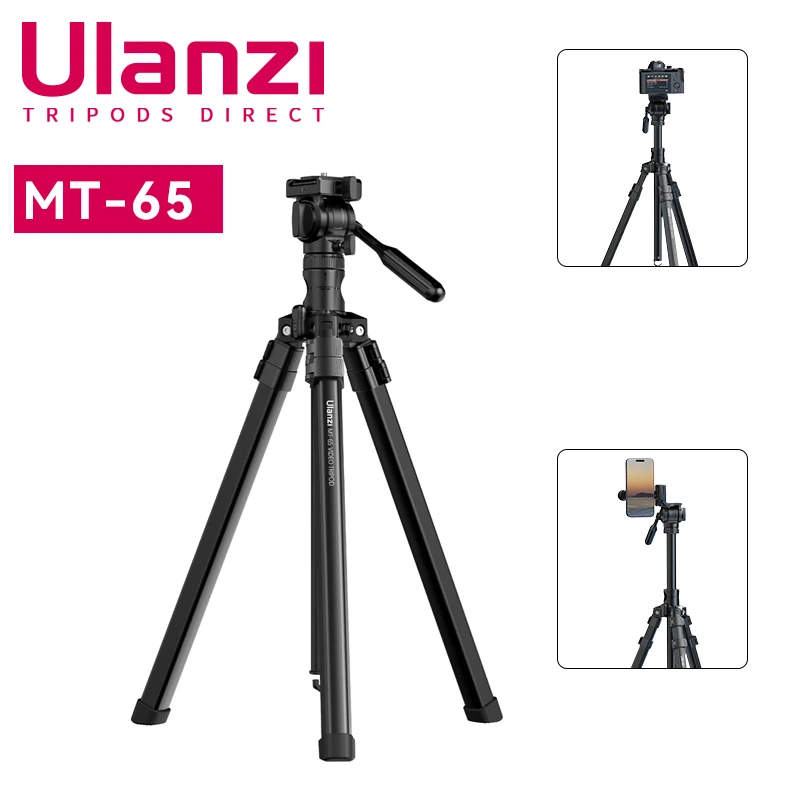 Ulanzi-MT-65-1-76M-30M-Bluetooth-Remote-Control-Camera-Tripod-with ...