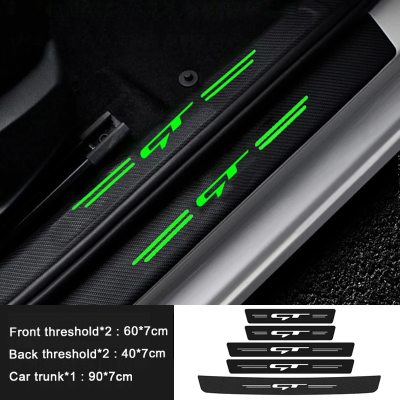 Plaque de protection de seuil de porte de voiture Shoous, autocollants ...