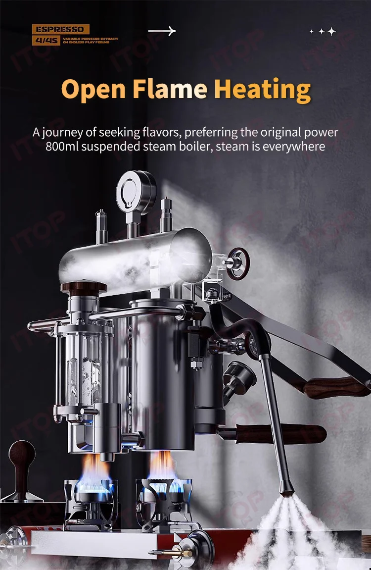 Alm Kopi Espresso-4 Manual Variable Pressure Coffee Machine Lever ...