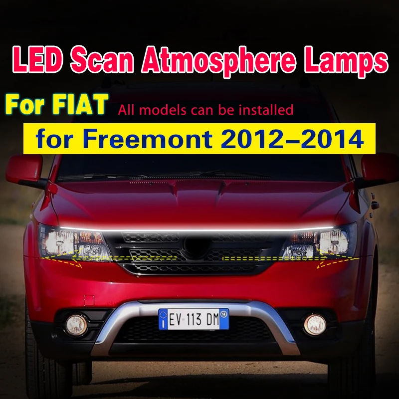 For-FIAT-Freemont-2012-2014-LED-DRL-12v-Daytime-Running-Light-Daylight ...