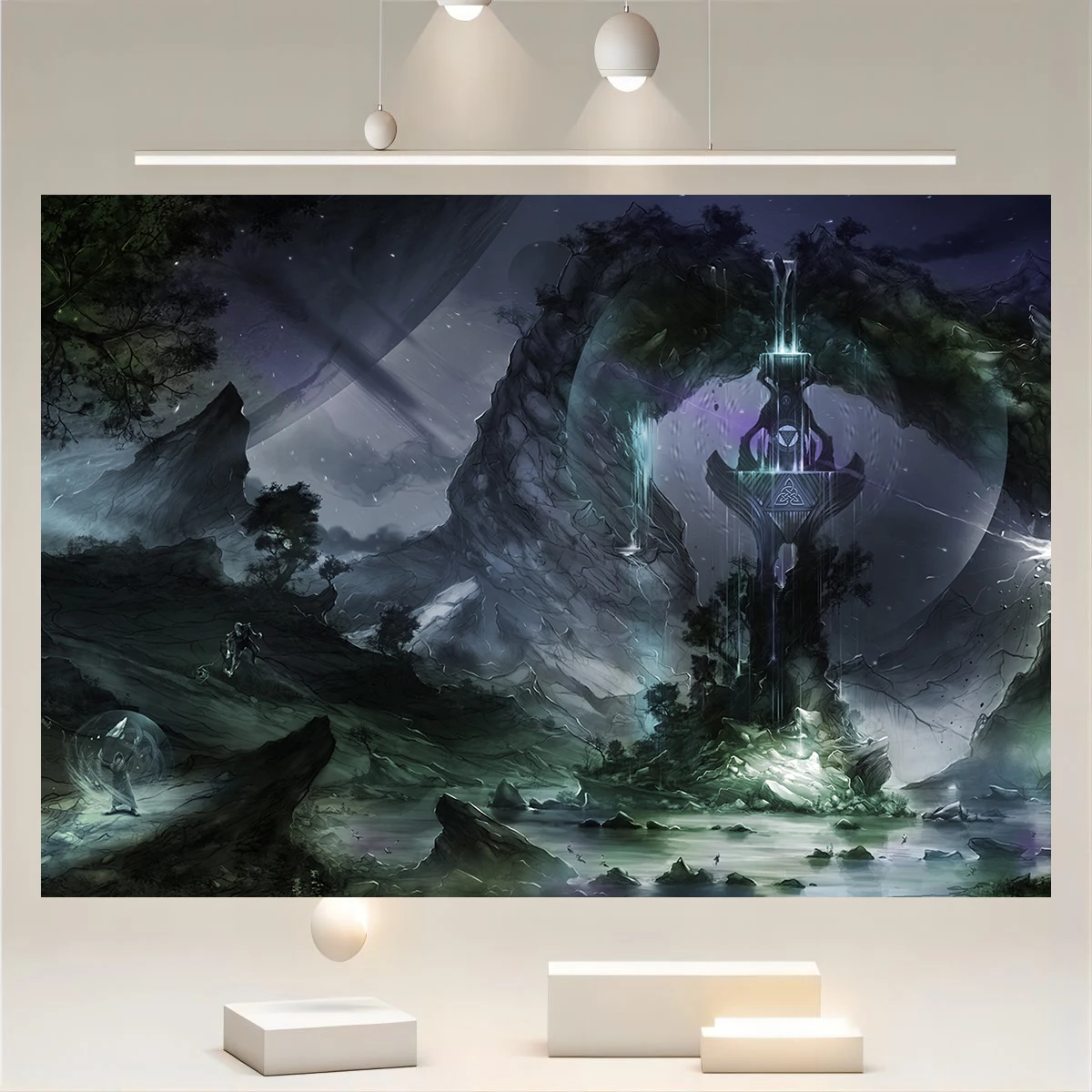 Witch-Wizard-Magic-Fantasy-Forest-Backdrop-Castle-Dreamland-Banner ...