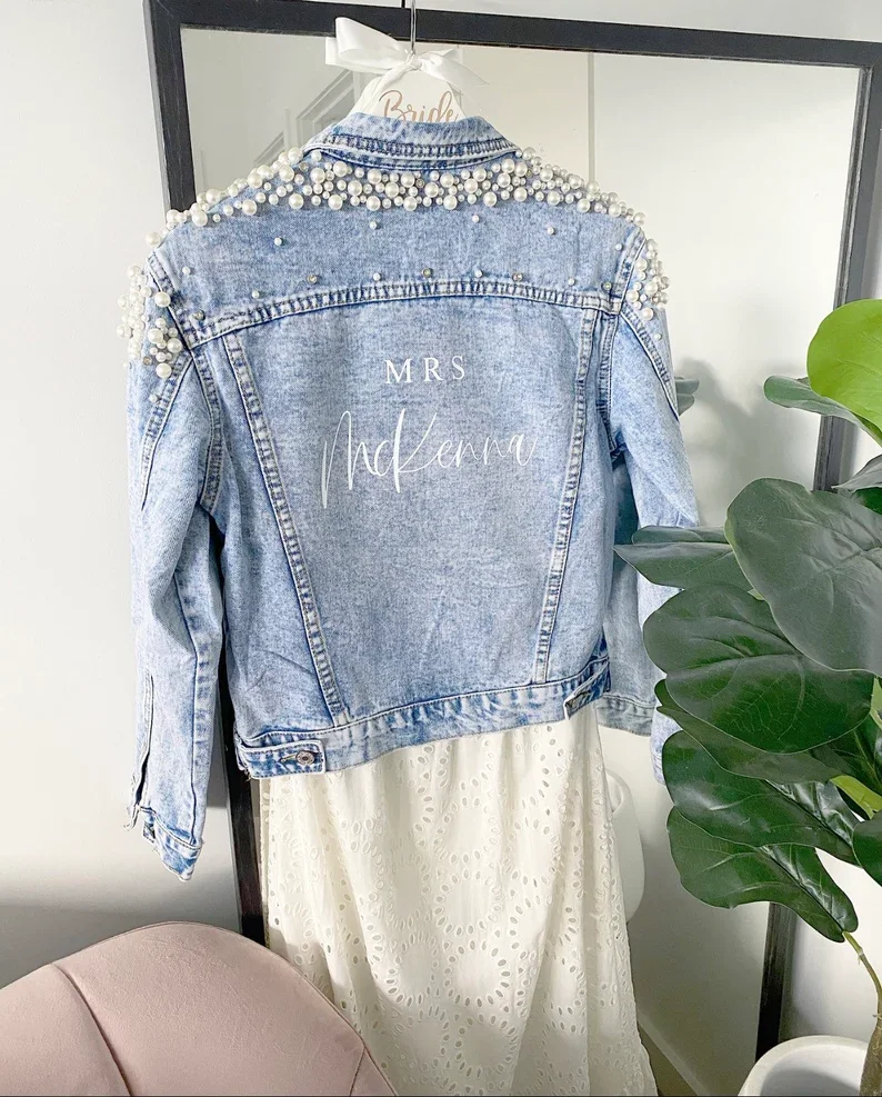 Bridal Denim Jackets: The Perfect Fusion of Rustic Charm and Wedding ...