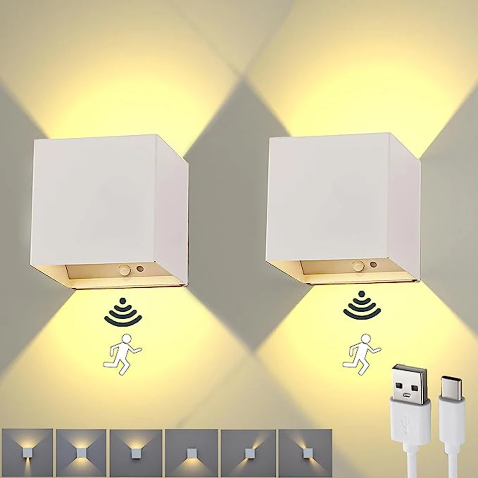 Litu-LED-Intelligent-Motion-Sensor-Wall-lamp-6W-With-Battery-Charging ...