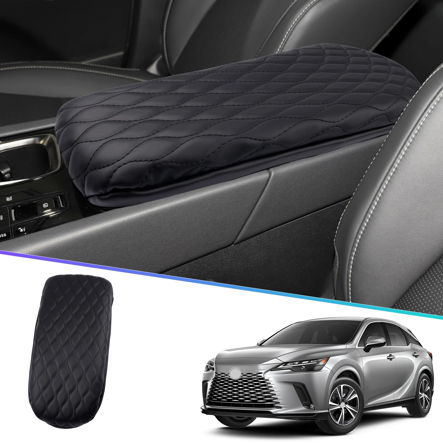 LFOTPP-Car-Armrest-Box-Cover-for-Lexus-RX-350-350H-450H-500H-2023-2024 ...