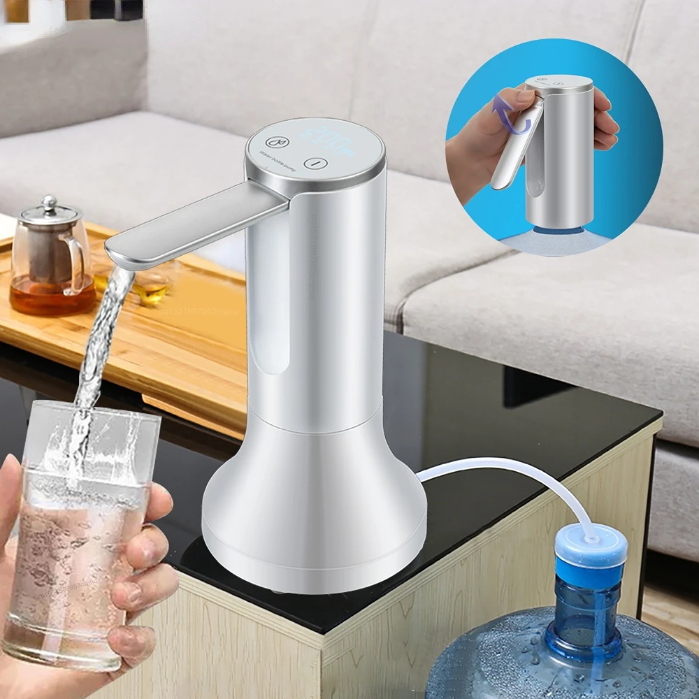 Electric Water Gallon Pump Smart Pump 19 Liters Bottle Foldable ...