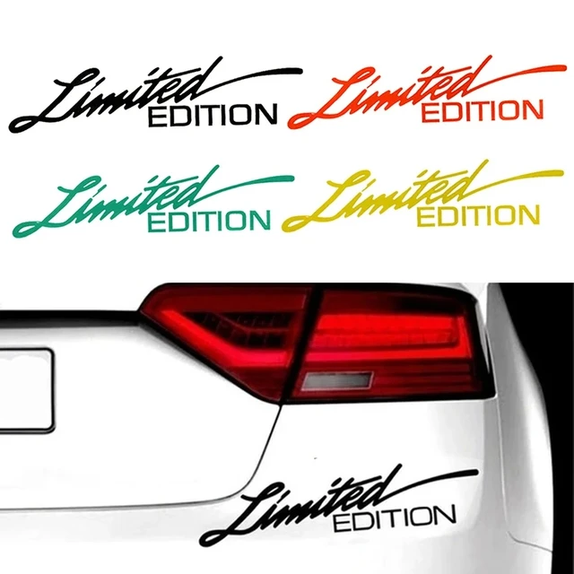 Limited Edition Car Sticker