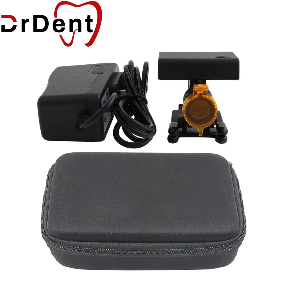 Dental Loupe Wireless Portable 3W LED Headlight Headlamp with Optical ...