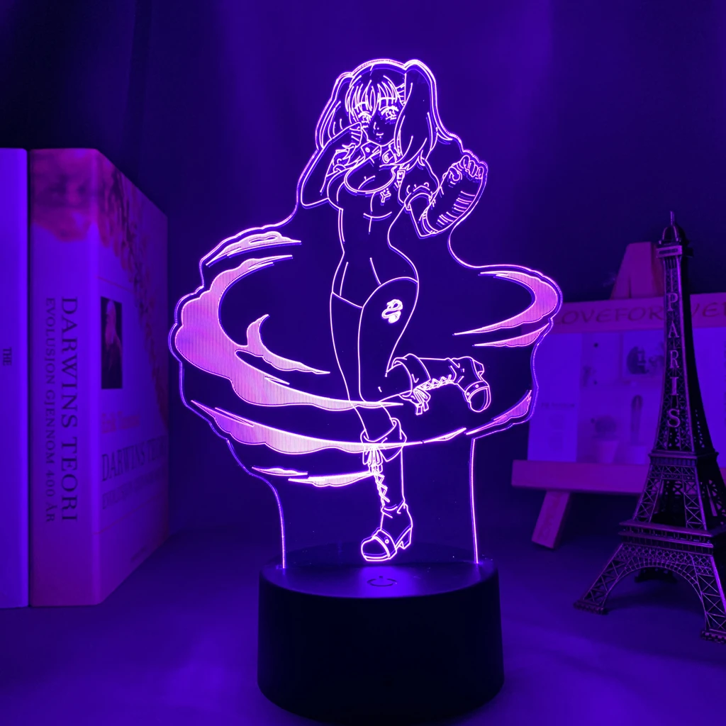 Luz conduzida da noite lâmpada manga os sete pecados mortais diane luz ...