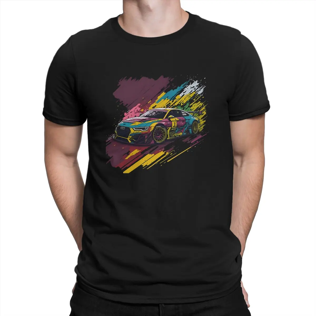 Awesome-Audi-TT-DTM-Race-Car-Tuning-Modified-T-Shirt-Men-Crew-Neck ...