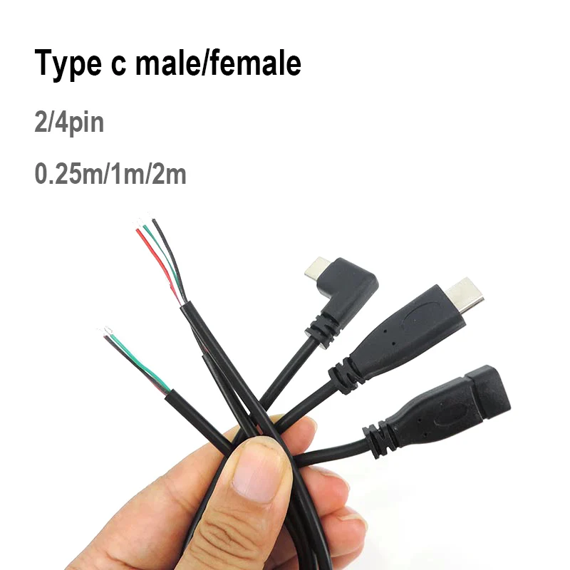 0-25-2M-2-4-core-pin-wire-USB-2-0-Type-C-Male-female-elbow.jpg