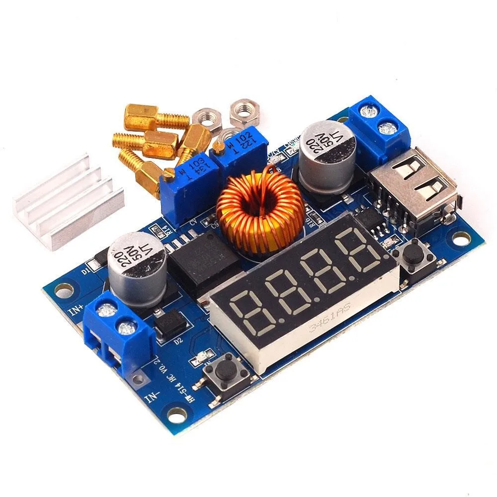 XL4015-High-power-5A-75W-DC-DC-Adjustable-Step-down-Charger-Module-Step ...