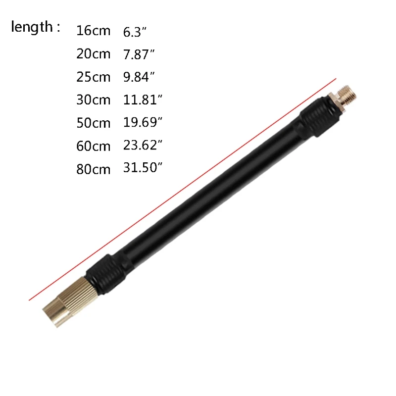 Air-Compressor-Extension-Tube-Adapter-Twist-Car-Inflator-Hose-Air-Pump ...