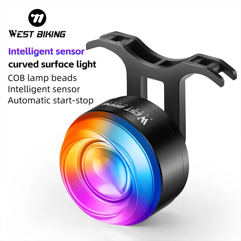 WEST-BIKING-Bicycle-Tail-Light-Smart-Sensor-Brake-Rear-Light-Waterproof ...