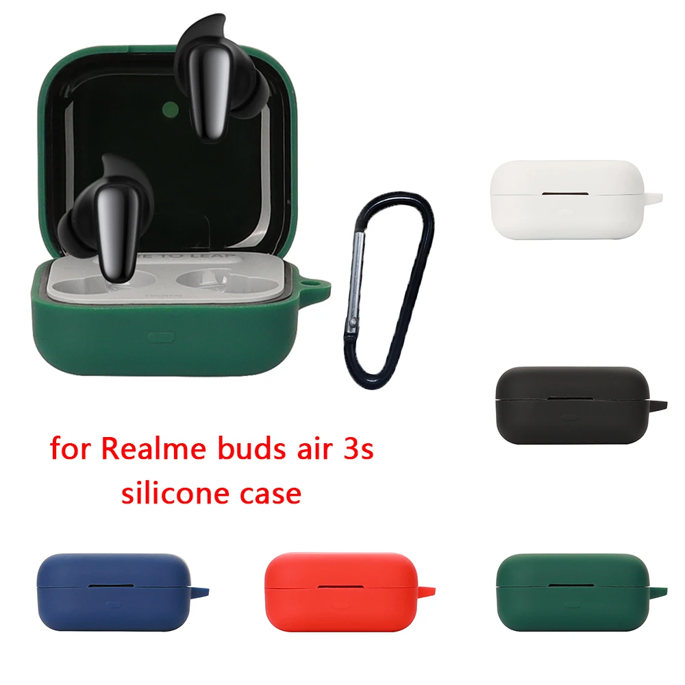 Funda-de-silicona-para-Realme-buds-air-3s-carcasa-Simple-de-Color-s ...