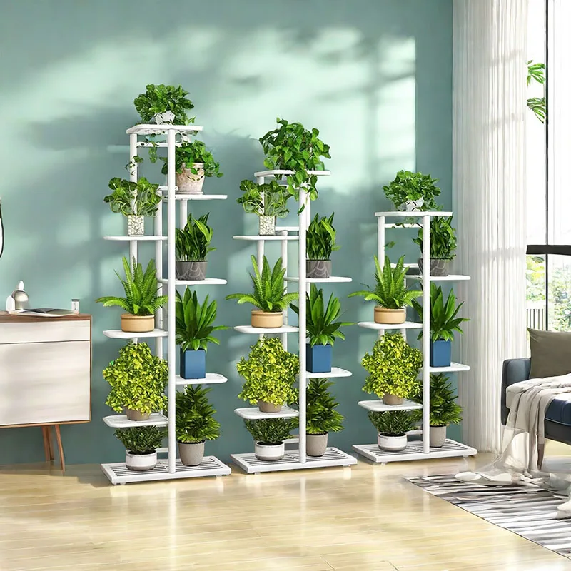 Plant-Stand-Stand-For-Flowers-Iron-6-7-8Layers-Plant-Shelf-Plant ...