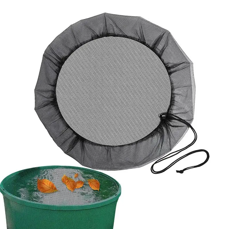 Mesh-Rain-Cover-Netting-For-Rain-Barrels-Water-Collection-Buckets-Cover ...