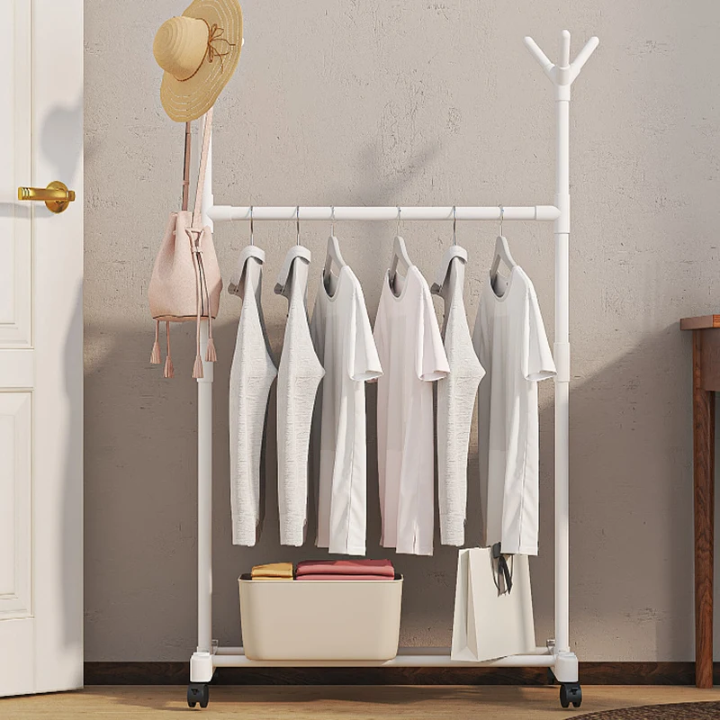 Coat-Shelf-Floor-standing-Bedroom-Clothes-Rack-Home-Coat-Rack-Sturdy ...
