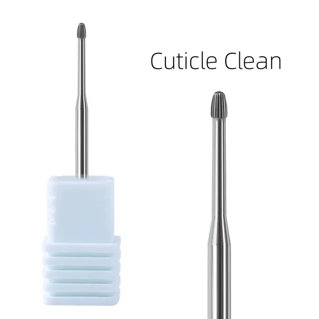 Safety Nail Drill Bits for Cuticle Clean Dead Skin Remover Carbide E ...
