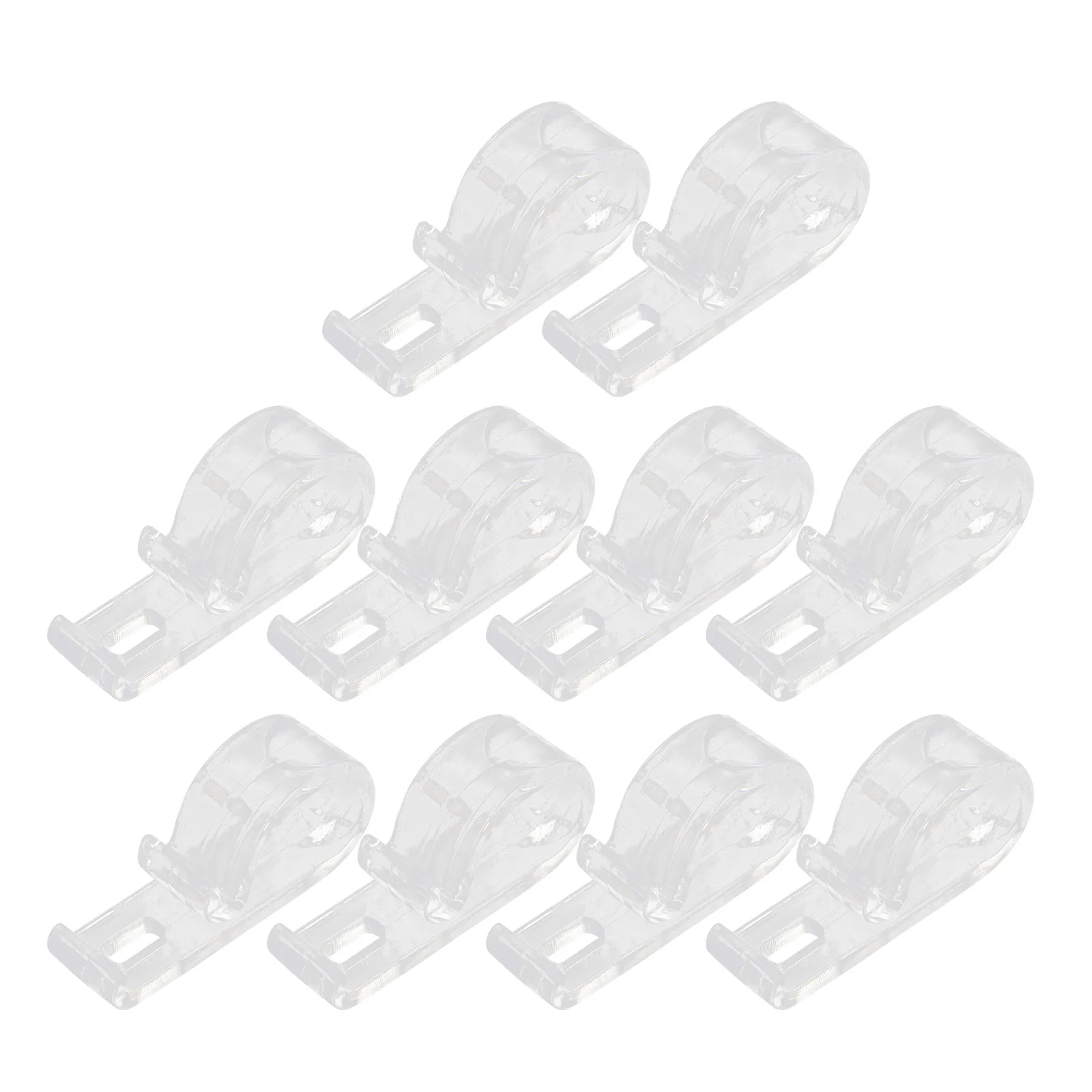 10-Pcs-Curtain-Hook-Shutters-Roller-Fixing-Clip-Clear-Clips-Blind-Cord ...