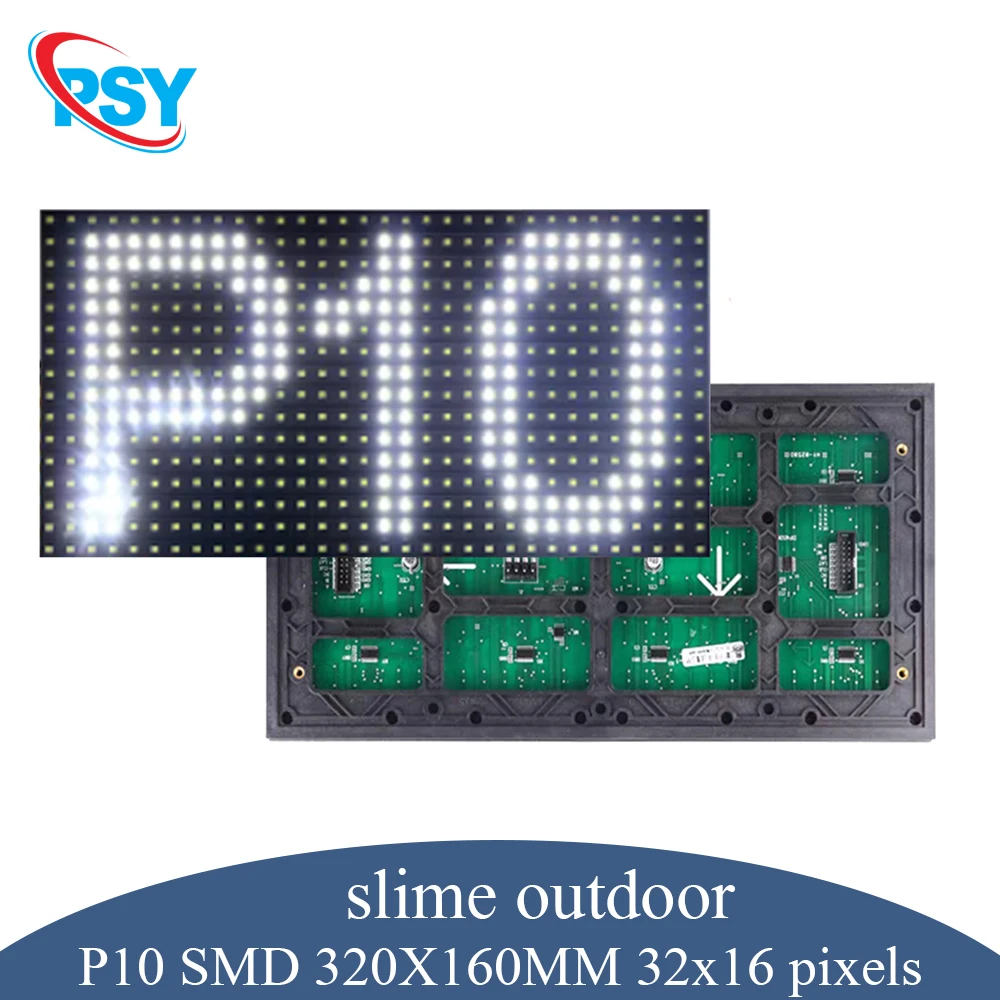 P10 Semi Outdoor Red Yellow Green White Factory Price LED Display ...