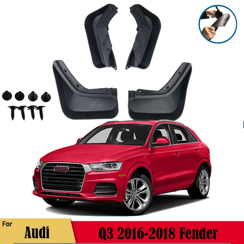 For-Audi-Q3-2016-2017-2018-Car-Tire-Modified-Fender-Mud-Guard-Car ...