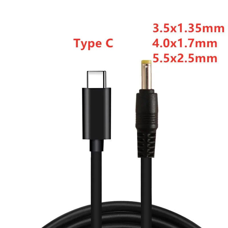 PD USB Type C to DC 3.5x1.35mm 4.0x1.7mm 5.5x2.5mm 12V Power Cable for ...