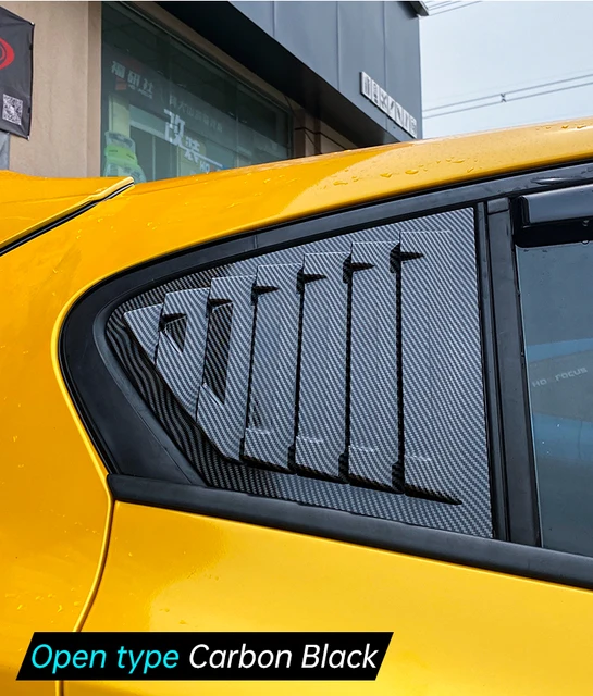 MARCHFA Rear Side Window Louvers Compatible For Focus ST RS MK3 ...
