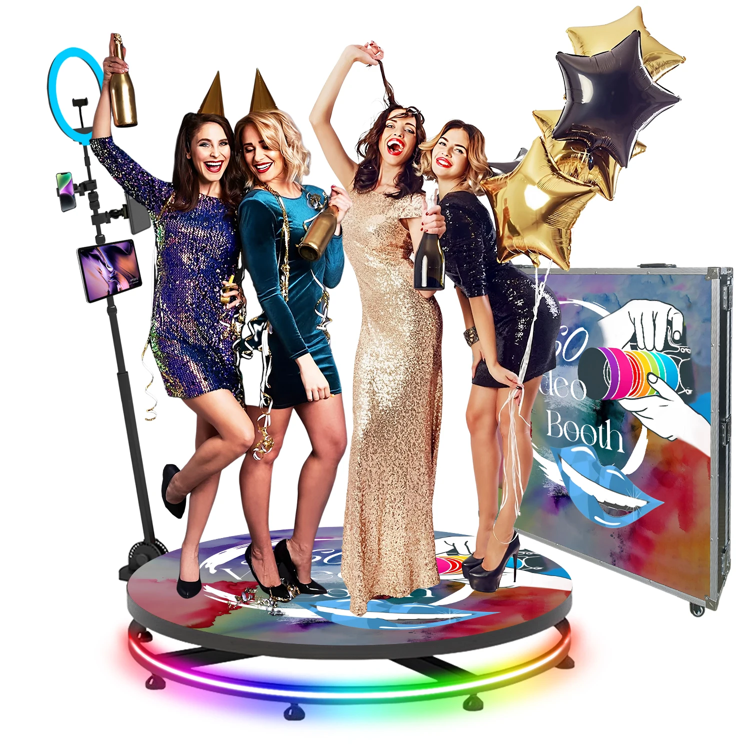 Factory-Best-Selling-Portable-360-Degree-Photo-Booth-Free-Custom-Logo ...