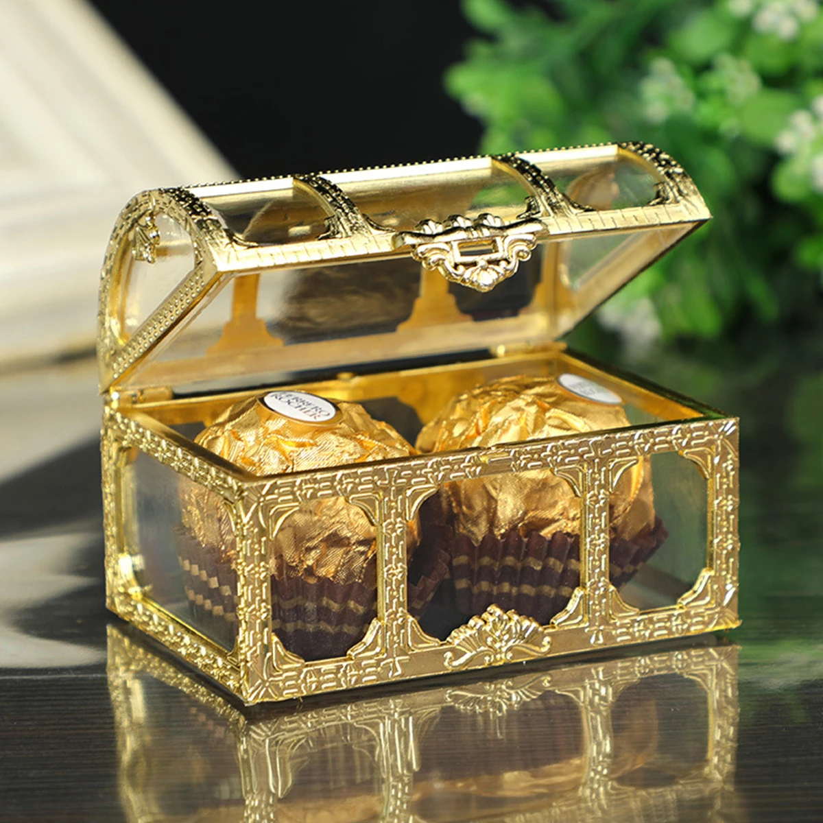 European-style-retro-gold-pirate-treasure-storage-box-candy-jewelry ...