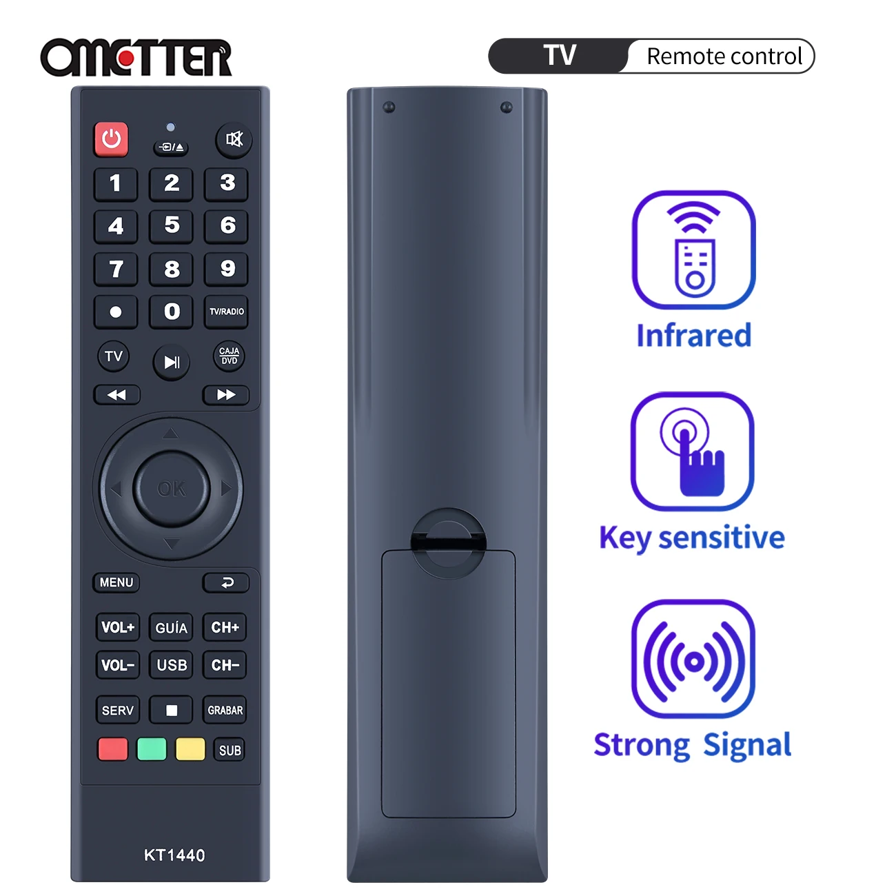 Nuevo-KT1440-mando-a-distancia-Universal-de-TV-apto-para-Haier-21-CRT ...
