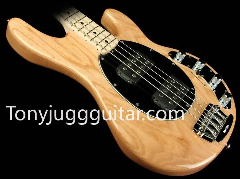 Ash-Wood-Body-Music-man-4-Strings-Bass-Erime-Ball-StingRay-Electric ...