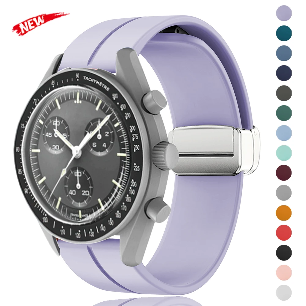 Correa-de-silicona-para-Omega-X-Swatch-banda-de-reloj-MoonSwatch-Planet ...