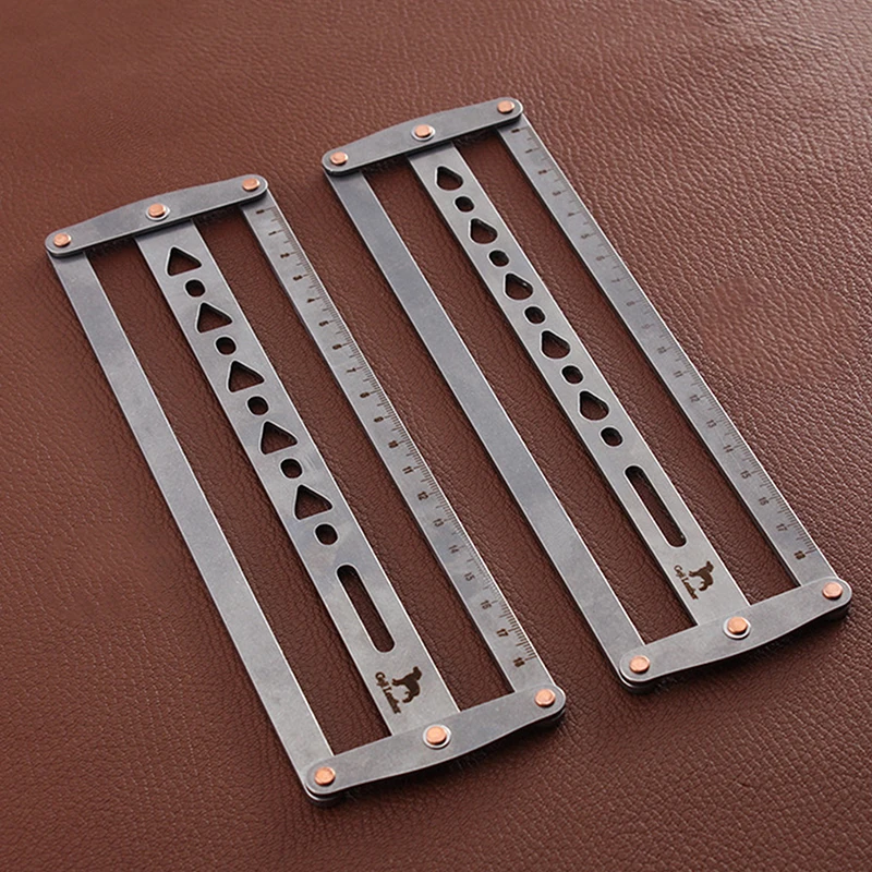 Professional-Leather-Belt-Auxiliary-Positioning-Punch-Ruler-18-48MM ...