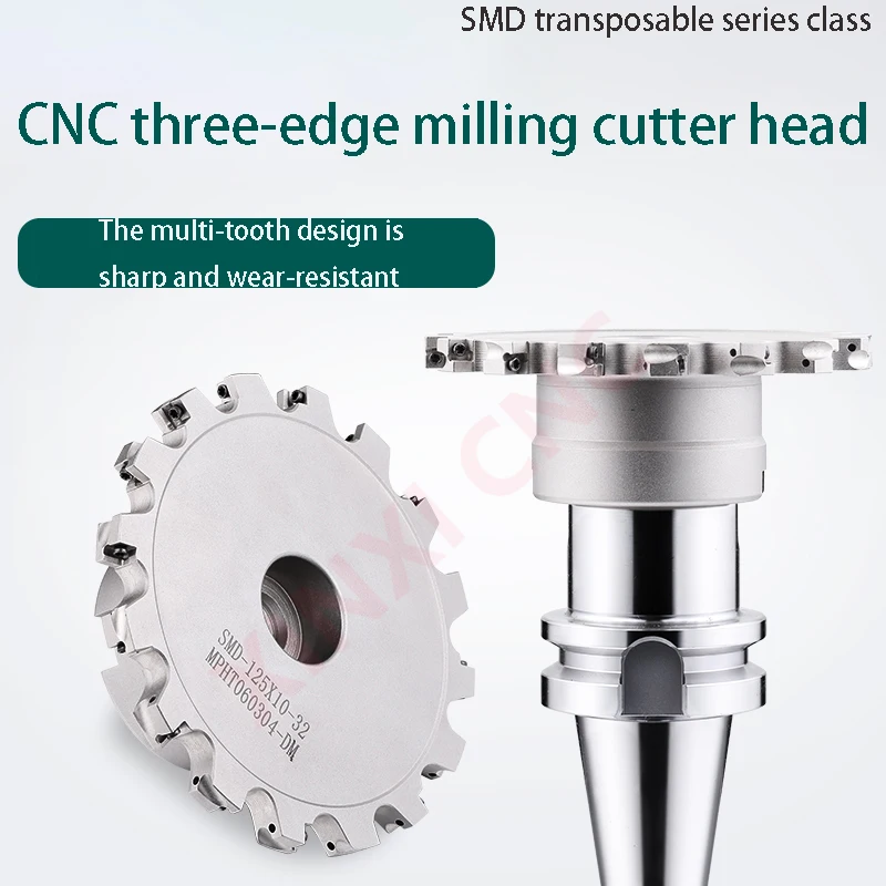 CNC T-slot three-sided edge milling cutter head SMD CNC insert end face ...