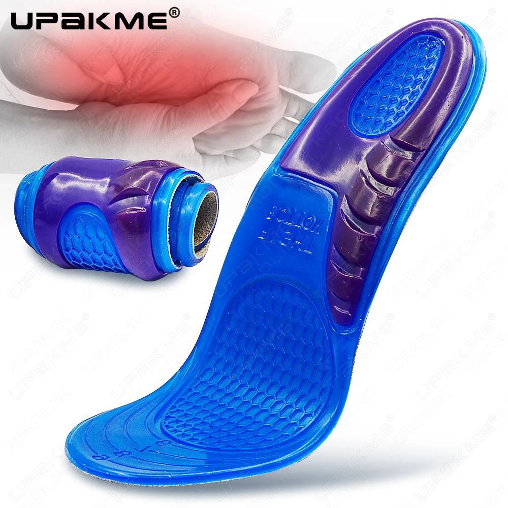 Plus-Size-48-Yard-Silicon-Gel-Insoles-Heel-Spur-Running-Sport-Insole ...