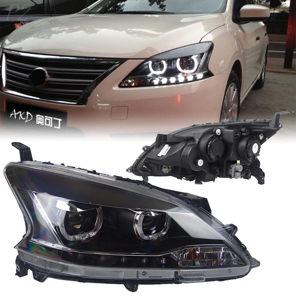 Headlight For Nissan Sylphy 2012–2015 Sentra Car автомобильные товары ...
